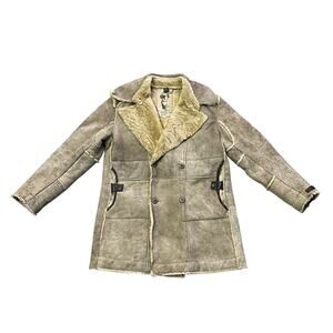 Diesel | Jackets & Coats | Diesel Gray Shearling Coat | Poshmark
